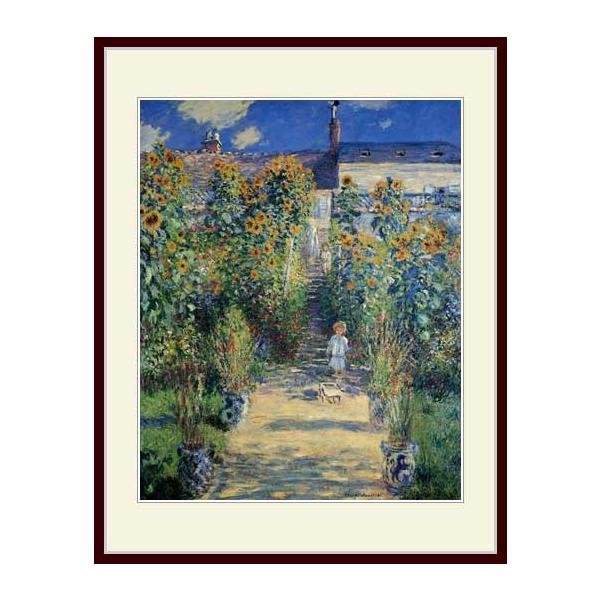 複製画・額縁付き■プリキャンバス複製画とは、”世界の名画”をアートキャンバス（布地）に直接印刷することで、紙製ポスターでは表現できないキャンバス地の持つ独特の質感で仕上がります♪