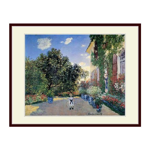 複製画・額縁付き■プリキャンバス複製画とは、”世界の名画”をアートキャンバス（布地）に直接印刷することで、紙製ポスターでは表現できないキャンバス地の持つ独特の質感で仕上がります♪