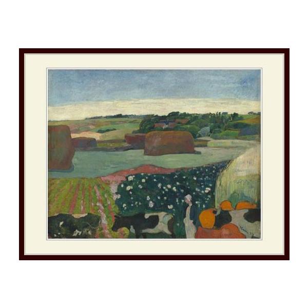 複製画・額縁付き■プリキャンバス複製画とは、”世界の名画”をアートキャンバス（布地）に直接印刷することで、紙製ポスターでは表現できないキャンバス地の持つ独特の質感で仕上がります♪