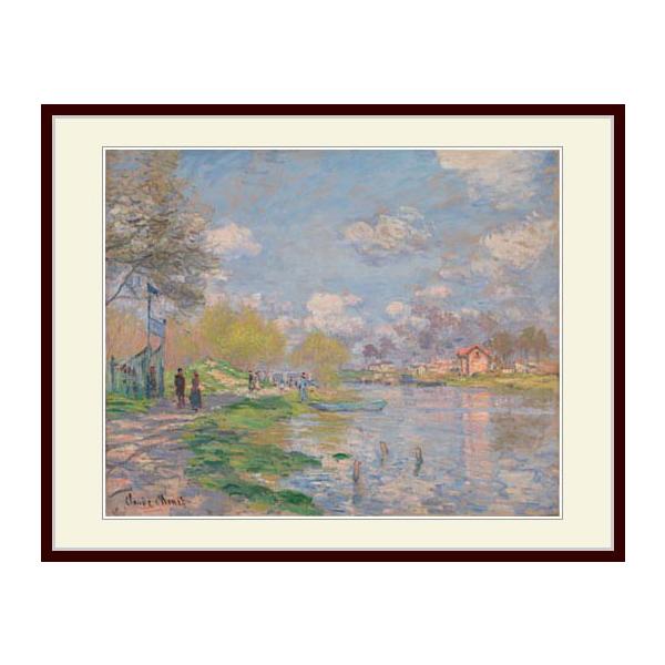 複製画・額縁付き■プリキャンバス複製画とは、”世界の名画”をアートキャンバス（布地）に直接印刷することで、紙製ポスターでは表現できないキャンバス地の持つ独特の質感で仕上がります♪