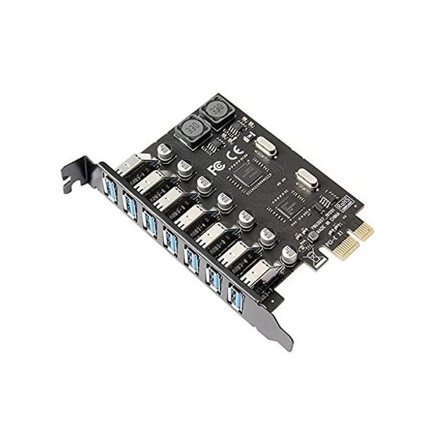 まずお使いのコンピューターにRENESAS/VLIUSB3.0ドライバーをインストールする必要があります。PCIExpress2.0X1レーンをサポートし、最大5Gbpsの転送が可能です。USB3.0仕様のタイプAコネクタX7ポートに対応。...