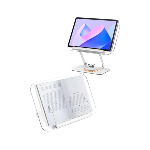 &amp;#128218;【製品詳細】プレート寸法:34*23.5cm、重さ:1.6kg、耐荷重:3kg、ブックホルダーの厚さ:0~7cm。教科書、料理本、レシピ、楽譜、雑誌、文庫本、新書本、漫画単行本、3.5~15インチ携帯、タブレット、...