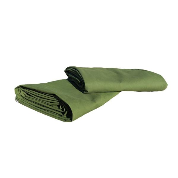 【発売日：2025年12月15日】アスファルト合材運搬用保温シートです。（海外製造品）※綿を含む化学繊維帆布生地幅：2600mm　長さ：5500mm 重さ：約6,2kg　ハトメ：各コーナーと長辺側、２辺に各2箇所、計8箇所繋ぎ合せは防水性の...