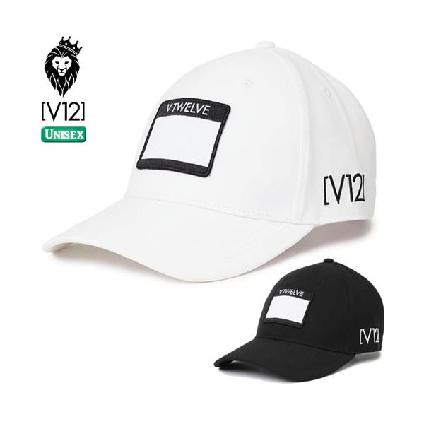 フロントにネームタグを配置したキャップ。海外のパーティなどで使われる名札代わりのステッカーをV12らしくデザイン。シンプルで使いやすい仕上がりなのでエントリーモデルとしても最適なアイテム。