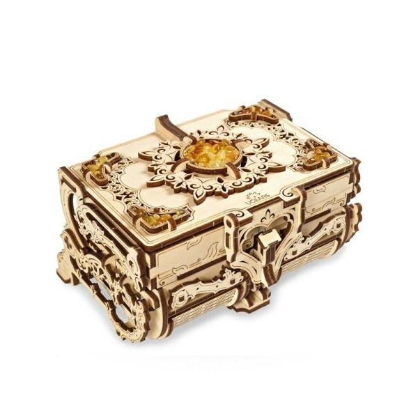 このモデルは、ジュエリーや小さな雑貨を整理して格納するのに役立ちます。 高品質の環境に優しい素材で作られたアンティークボックスは、天然木の心地よい新鮮な香りを持っています。 新しい琥珀箱をまとめるために必要なのは、モデルのパッケージ内にあり...