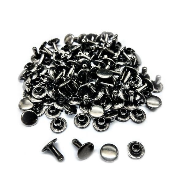 レザークラフト カシメ頭9mm  足9mm 50組簡易包装定形外発送（日時ご指定できません)代引き不可※インフォメーションをご確認ください。ご了承の上、ご購入をお願いします。※現物に近い色が出る様に写真を撮っておりますが、多少濃く見えたり薄...