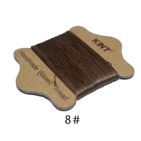 ロウ引き糸　ロウビキ糸　20ｍ0.65mm 素材：ポリエステル中国製◇薄付きのロウ引き糸です。お好みにあわせて必要な場合はロウ引きを施してください。 ◇◇太さや長さは多少誤差があります。目安としてお考え下さい。 精度をお求めの方はお控えくだ...