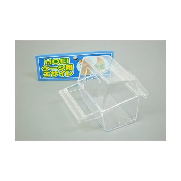 透明フタつきエサ入れです。交換用、予備に最適です。ペット用品:鳥:餌やり・水やり用品:餌入れ