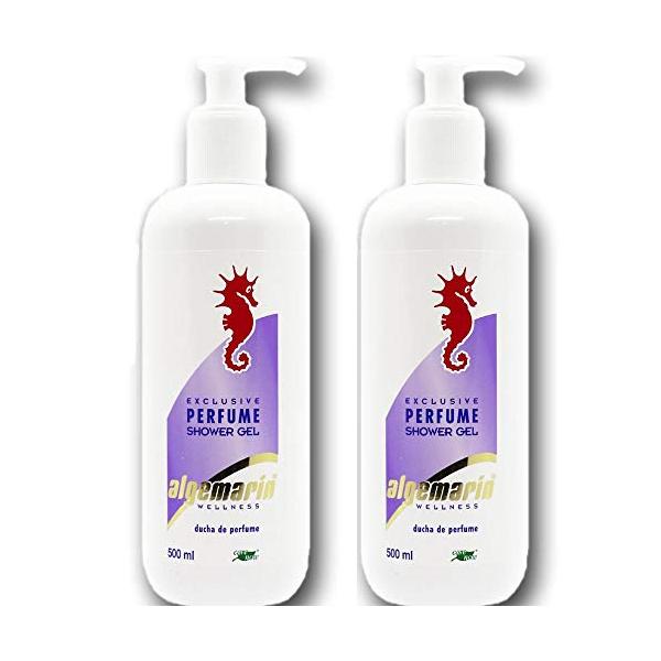 原産国 : ドイツアルゲマリン パヒューム 500ml*2本使いやすいポンプ式のボディソープ海藻とヤシ油で潤い保湿香りの長持ちでハッピーバスタイムビューティー:バス用品:ボディウォッシュ:ボディソープ