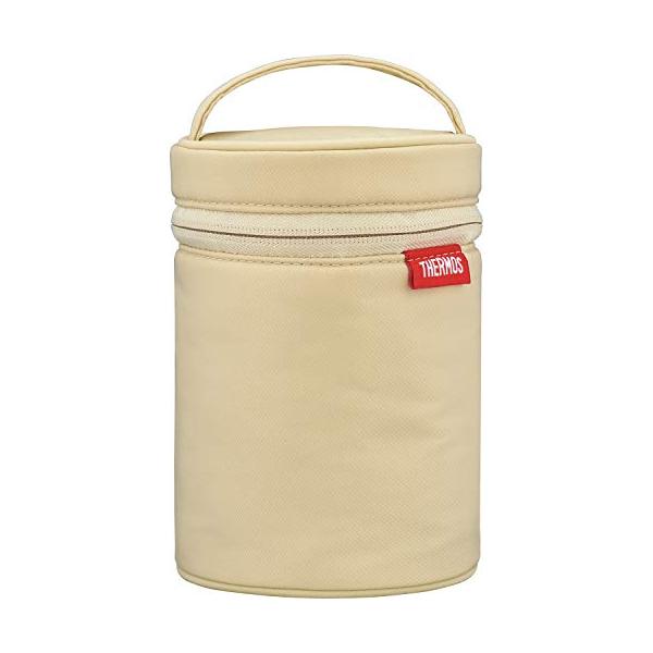 真空断熱スープジャーを入れて持ち歩くのに便利なポーチ。スープジャーの保温力がアップします。背面にはサーモス フードコンテナースプーン(APC-160)・スプーン ハシ セット(CPE-001)がすっぽり収まるポケット付き適応スープジャー容量...