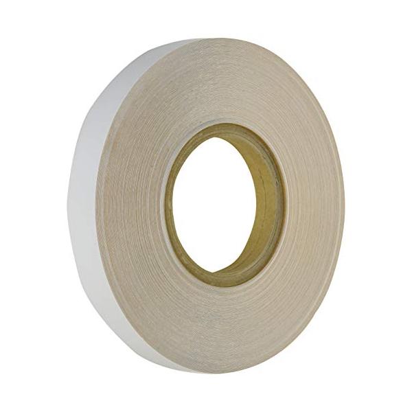 24ｍｍX50ｍホワイト耐水裏面粘着付きの樹脂製木口テープ。DIYなどにもお手軽にご使用頂けます。トリミング時に毛羽立ちがなくタッチアップも不要、また表面直接印刷なのでシート剥がれもなく丈夫で長持ちします。産業・研究開発用品:接着・補修