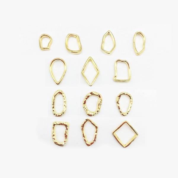 商品名 イレギュラーフレーム内容量 5個種類 2264〜2278商品説明 ジェルネイルアートに。置くだけでインパクト大なイレギュラー/不規則形状のメタルパーツ。広告文責 株式会社グレースガーデン0120-102828商品区分 雑貨