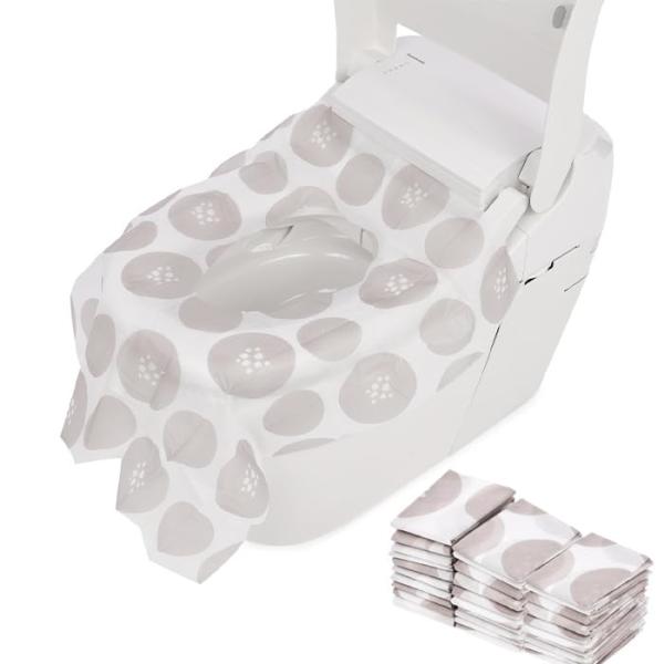 *  外出先のトイレでも安心  公衆トイレや外出先で、お子様が便座に直接触れてしまうのを防ぐ使い捨て便座シート。旅行・外出・公園・商業施設など様々なシーンで安心してお使いいただけます。*  大判サイズでしっかりカバー  約60*64cmの大...