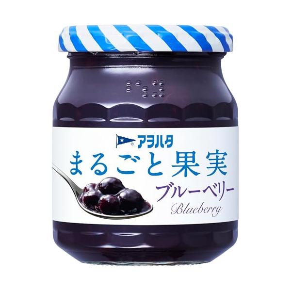 ブルーベリー アメリカ産、カナダ産 、りんご清澄濃縮果汁、クランベリー果汁、レモン果汁／ゲル化剤 ペクチン りんご大さじ約１杯 ２０ｇ 当たり ；エネルギー25Kcal,たんぱく質0.1g,脂質0g,炭水化物6.2g,食塩相当量0.003g...