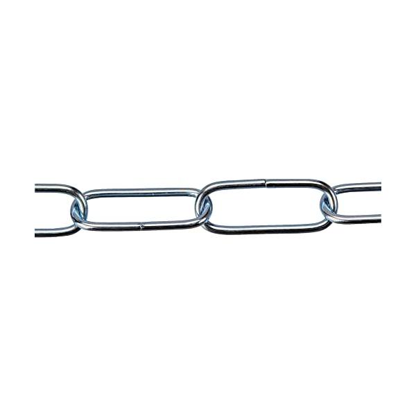 *全長(m):2*線径d(mm):2.0*内長P(mm):26.5*内幅W(mm):7.8*使用荷重(kN):0.06*2Mのカットチェーンです。*スチール(SWRM)表面処理ユニクロメッキDIY・工具・ガーデン/建築金物/チェーン/リンク...