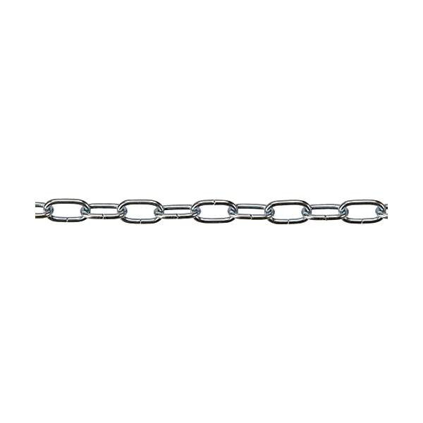 *全長(m):5*線径d(mm):1.6*内長P(mm):16.8*内幅W(mm):5.0*使用荷重(kN):0.05*5Mのカットチェーンです。*スチール(SWRM)表面処理ユニクロメッキDIY・工具・ガーデン/建築金物/チェーン/リンク...