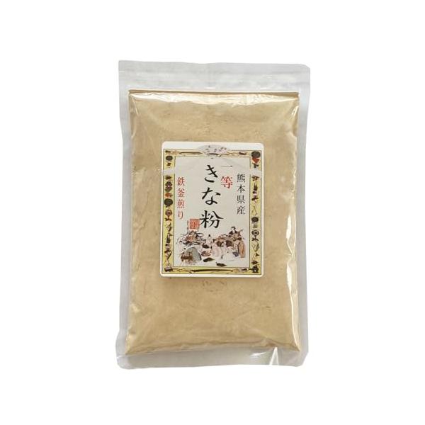 香り豊かな熊本県産大豆100％きな粉原材料:大豆(熊本県産)(遺伝子組み換えではない)内容量:150g*3袋アレルギー表示:大豆食品・飲料・お酒/乾物/きな粉