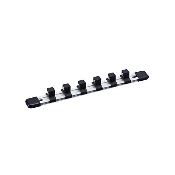 用途:ソケット、ジョイント類の整理差込角dr:12.7mmソケットホールド数:6全長:250mm質量:81gDIY・工具・ガーデン/作業工具/駆動工具/ソケット・ソケットセット/ソケットレンチアクセサリ