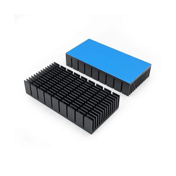 サイズ仕様: 大型100x50x20mmのアルミヒートシンク2個セット、効率的な放熱性能を実現簡単取付: 高性能な熱伝導性粘着テープ付属で、素早く確実な設置が可能幅広い互換性: NVME SSD、GPU、ミニPC、ルーター、アンプなど様々な...