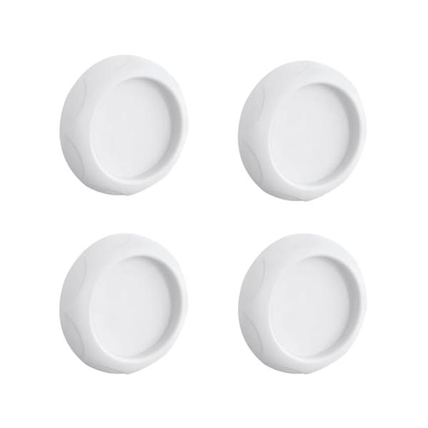 商品仕様 セット内容：4個入り。サイズ：外径約6cm、内径約4.5cm、厚さ約1.5cm、内径深さ約0.5cm。 主な用途 安全ドアガードレール、ドア手すり、シャワーカーテンロッド、カーテンロッド、ワードローブロッドなどに設置できます。 主...