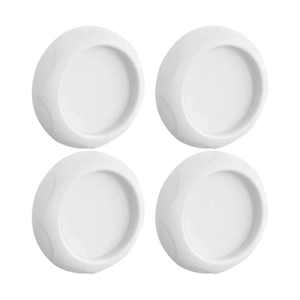 商品仕様 セット内容：4個入り。サイズ：外径約6cm、内径約4cm、厚さ1.5cm。 材質 シリコン 安全で非毒性 。 安定性 ウォールセーバーの壁側部分は滑り止め加工が施されており、強力な吸着力を持っています。また、柔軟性にも優れ、壁や木...
