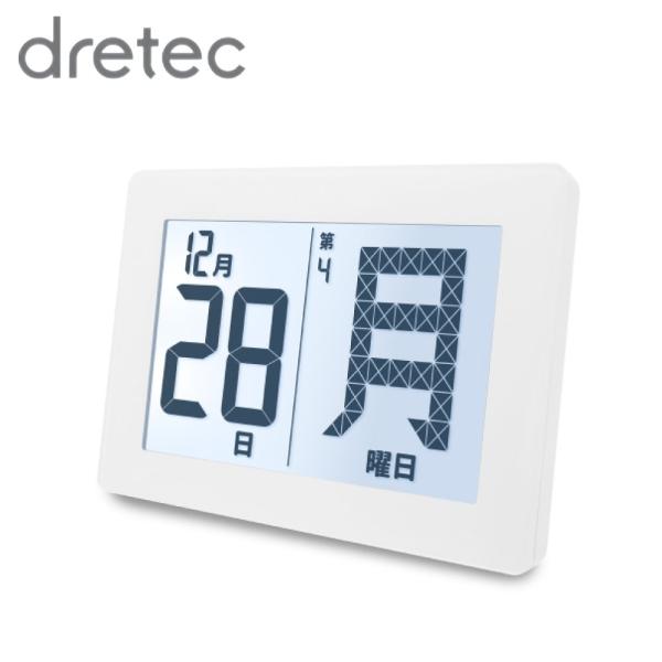 ▼特徴・日付に絞り、表示をシンプルに整理することで「いま何日？何曜日？」対策に特化しています。▼商品詳細品番：ADE-01WT商品名：dretec メガ曜日電波日めくりカレンダー ホワイトカラー：ホワイトサイズ(約)：H112×W158×D...