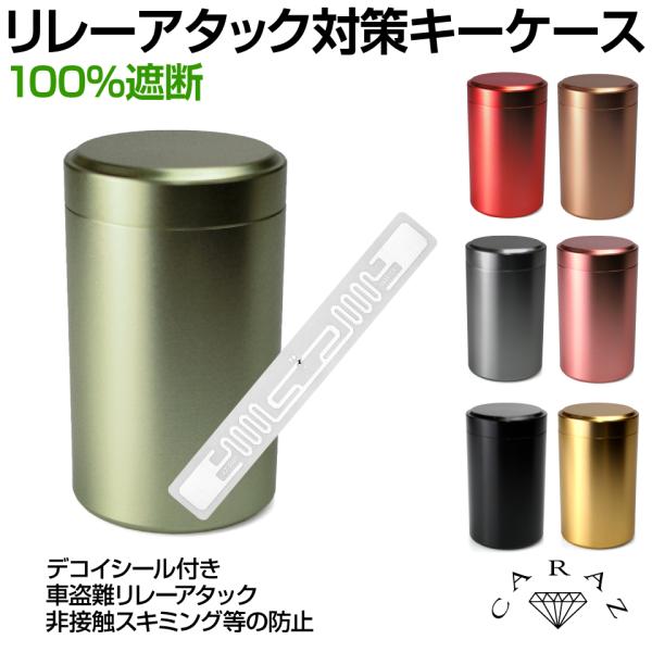 ▼特徴・車の盗難リレーアタック・クレジットカードのスキミングを防止する電波遮断用のケースです。・リレーアタックによる車盗難の被害が増えている昨今。大事な愛車をリレーアタックによる盗難から防ぎましょう！・スマートキーにセーフモードが搭載されて...