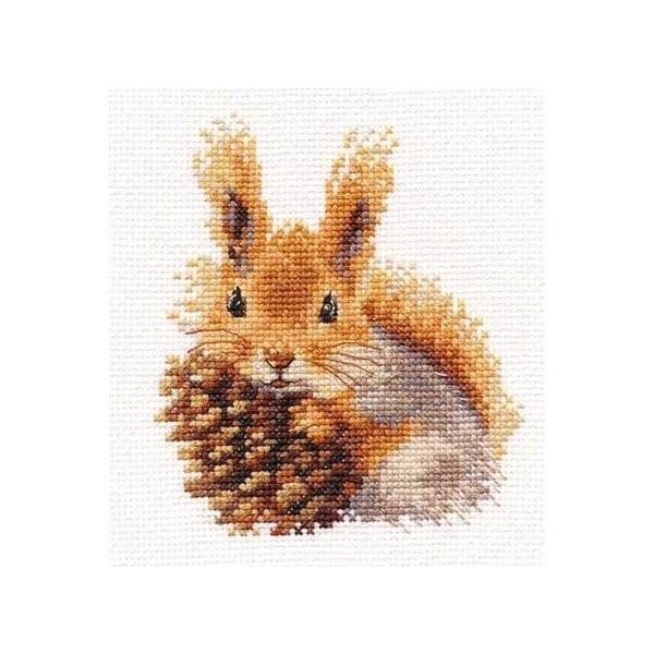 ロシアのメーカー、ALISAのクロスステッチ刺繍キットです。■サイズ：11 × 12 センチ■キット内容・刺繍糸・刺繍布(無地)　アイーダ14カウント（1センチに5.5目）・針・カラー図案・英語・ロシア語の説明書■メーカー：アリサ（ロシア）...