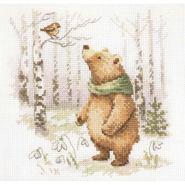 ロシアのメーカー、ALISAのクロスステッチ刺繍キットです。■サイズ：16 × 16 センチ■キット内容・刺繍糸・刺繍布(無地)　アイーダ14カウント（1センチに5.5目）・針 ・カラー図案・英語・ロシア語の説明書■メーカー：アリサ（ロシア...