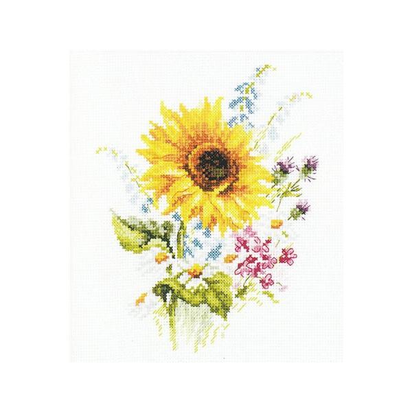 ロシアのメーカー、ALISAのクロスステッチ刺繍キットです。■サイズ：13 × 16 センチ■キット内容・刺繍糸・刺繍布(無地)　アイーダ16カウント（1センチに6.3目）・針・カラー図案・英語・ロシア語の説明書■メーカー：アリサ（ロシア）