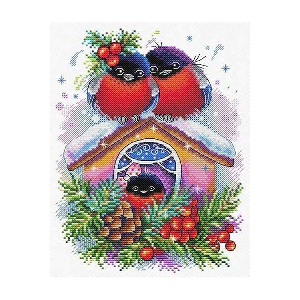 ＭＰスタジオ、【ファイアバードＭシリーズ】のクロスステッチ刺繍キットです。ＭＰスタジオはロシアのメーカーです。■サイズ：23 × 18 センチ（余白を含む）■キット内容・刺繍糸・刺繍布(無地)　アイーダ14カウント（1センチに5.5目）・図...