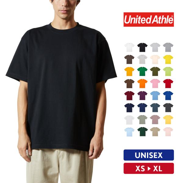 品番：5942-01品名：6.2オンス プレミアム Tシャツブランド：United Athle ユナイテッドアスレ●素材6.2oz綿100%　セミコーマ糸アッシュ・オートミール：綿98%、ポリエステル2%ミックスグレー：綿90%、ポリエステ...