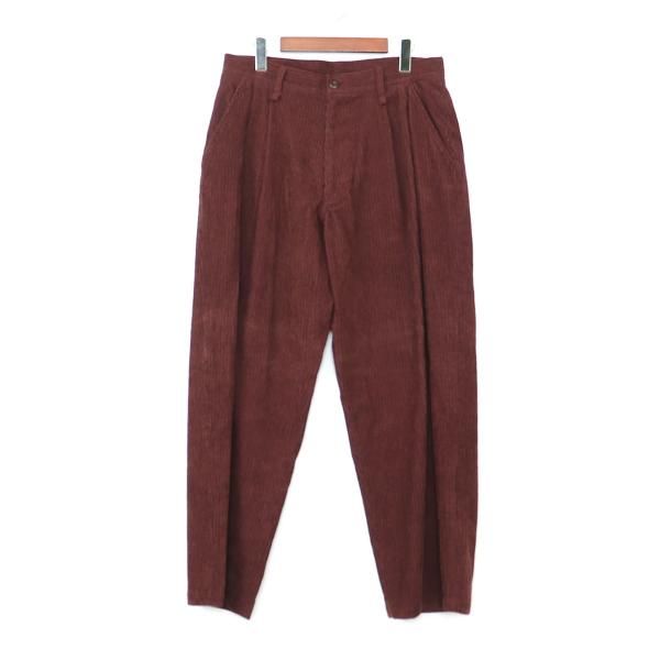 【ブランド名】IROQUOIS (イロコイ)【商品名】STRECH CORDUROY PT【カラー】ワインレッド【付属品・素材】画像参照【サイズ】2【寸法】ウエスト86cm　もも幅37cm　裾幅27cm　股上35cm　股下74cm【ランク】...