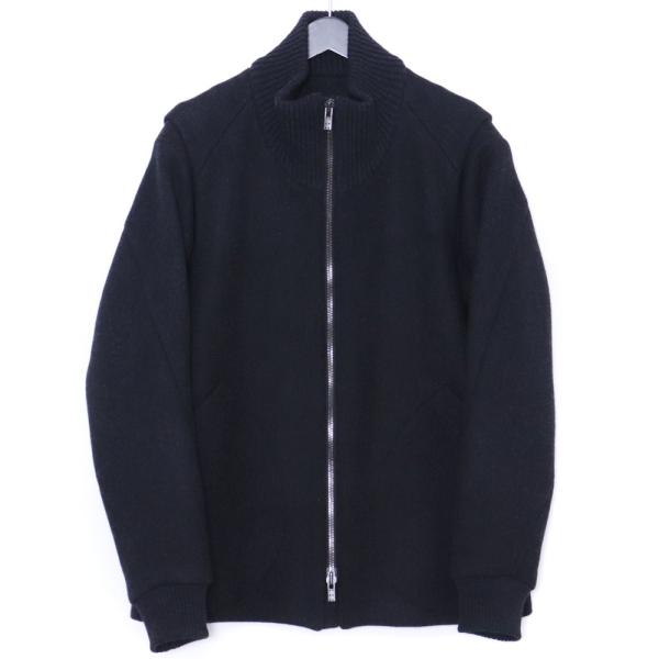 【ブランド名】DEVOA (デヴォア)【商品名】HIGH NECK JACKET / ハイネックジップアップジャケット ブルゾン【型番】【カラー】チャコール【付属品・素材】画像参照【サイズ】3【寸法】肩幅48cm　身幅60cm　着丈70cm...