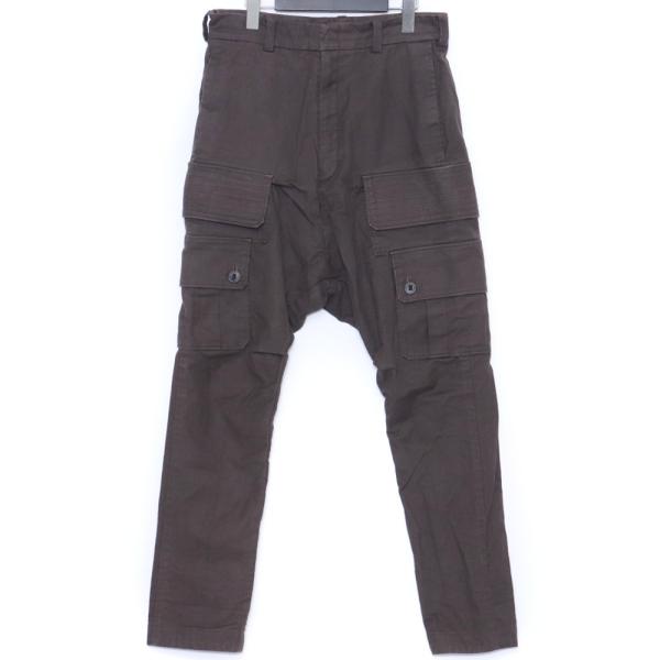 【ブランド名】DEVOA (デヴォア)【商品名】ドロップクロッチサルエルカーゴパンツ / Cargo drop crotch pants Cavalry twill Garment wash【型番】【カラー】LAVA STONE【付属品・素...