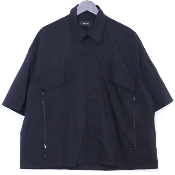 【ブランド名】D-VEC (ディーベック)【商品名】NY STRETCH S/S SHIRT JACKET / 半袖シャツ ジャケット ストレッチ【型番】VF-2SS04048【カラー】ブラック【付属品・素材】画像参照【サイズ】3【寸法】肩...