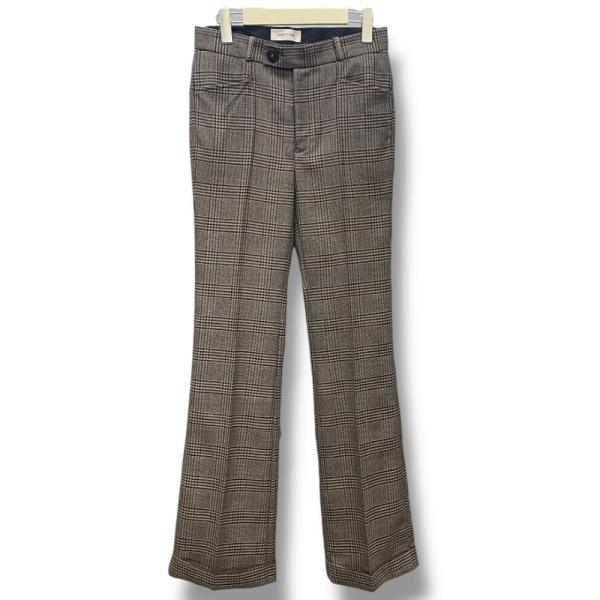 【ブランド名】ERNEST W. BAKER (アーネストダブルベイカー)【商品名】CUFFED 70’S TROUSERS BROWN CHECK / チェック パンツ トラウザーズ【型番】PT13 TE46【カラー】ブラウン【付属品・素...