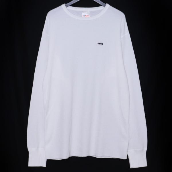 【ブランド名】SAINT MICHAEL (セントマイケル)【商品名】LS THARMAL TEE THARMAL / サーマル L/S Tシャツ 長袖カットソー【型番】SM-HR1-0000-041【カラー】ホワイト【付属品・素材】画像参...