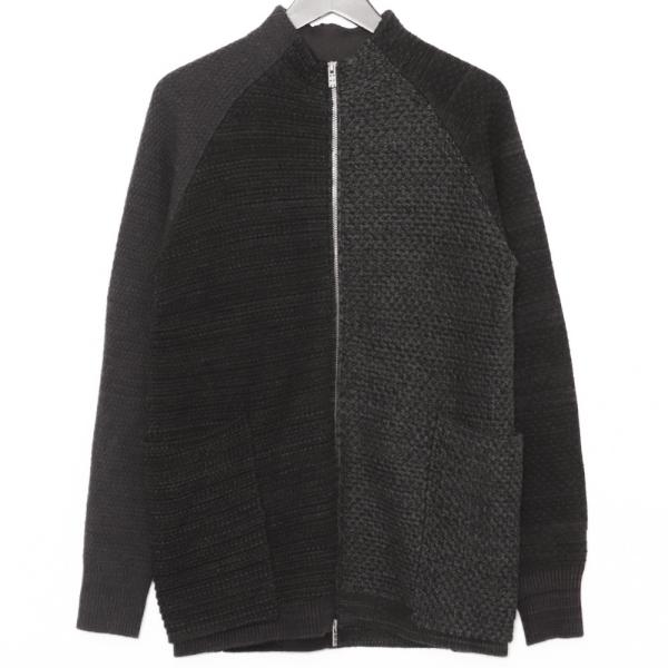【ブランド名】DEVOA (デヴォア)【商品名】Knit Cardigan Merino Wool DEEP SEA / ジップアップニットカーディガン セミハイネック メリノウール【型番】KTS-MCCR【カラー】ブラック【付属品・素材】...