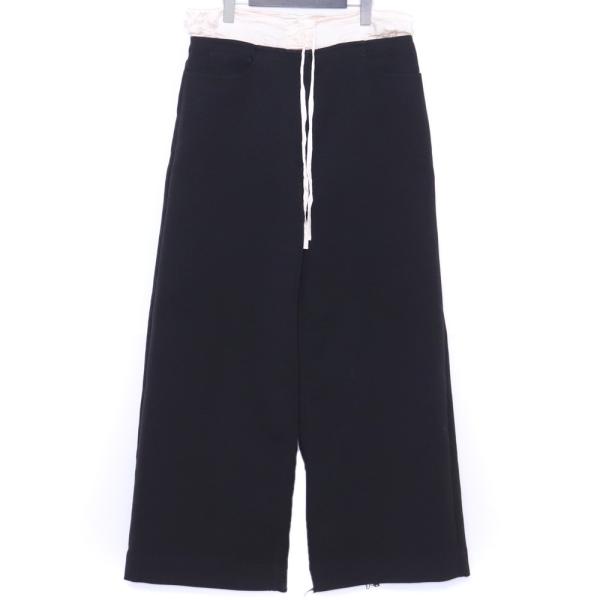 【ブランド名】ACNE STUDIOS (アクネストゥディオズ)【商品名】サテンコントラストワイドパンツ / Satin Contrast Trous【型番】TROU000932-AK0595【カラー】ブラック【付属品・素材】画像参照【サイ...
