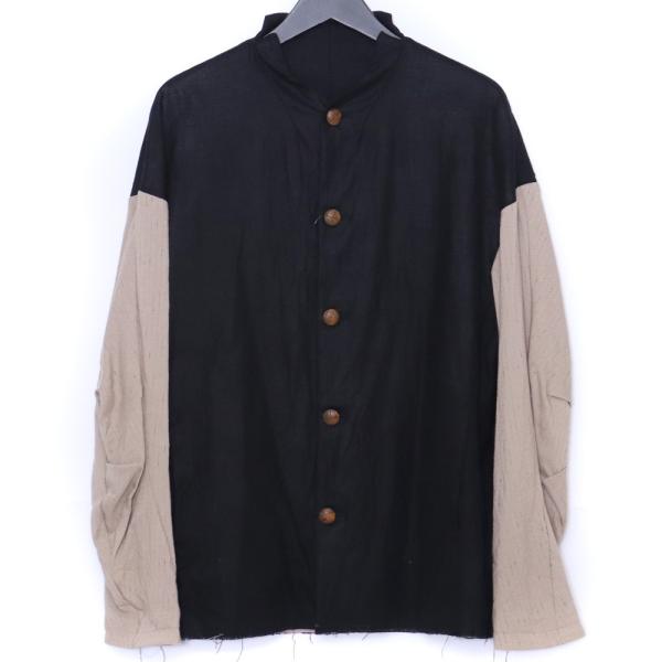【ブランド名】DEVOA (デヴォア)【商品名】Jacket Linen Viscose Cotton / ツートーン ジャケット リネン コットン【型番】JKK-BSKJ【カラー】ブラック ベージュ【付属品・素材】画像参照【サイズ】2【寸...
