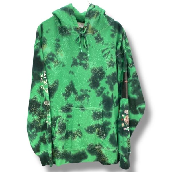 【ブランド名】BLANKMAG × BAL (ブランクマグ バル)【商品名】Elle Showering outside Tie dye Hoodie green / タイダイ フーディー プルオーバーパーカー【型番】【カラー】グリーン【付...