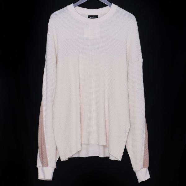 【ブランド名】ROTOL (ロトル)【商品名】MILD WAFFLE SWITCH LONG SLEEVE TEE / ロングスリーブTシャツ 長袖カットソー マイルドワッフルスイッチ【型番】R25SSCNY09【カラー】クリーム【付属品・...