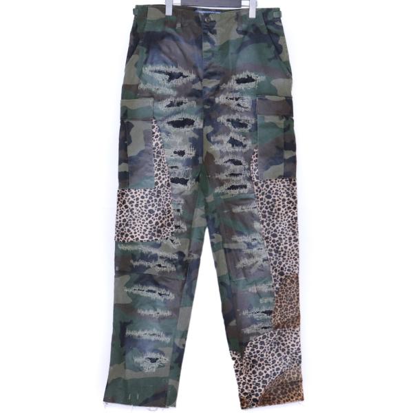 【ブランド名】INNOCENCE NY (イノセンスニューヨーク)【商品名】CAMO LEOPARD PANTS / カモフラレオパード カーゴパンツ ミリタリー【型番】【カラー】カーキ【付属品・素材】画像参照【サイズ】M【寸法】ウエスト8...