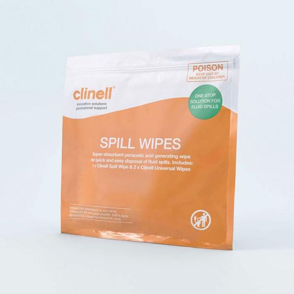 商品名:クリネル スピルワイプス商品説明:過酢酸を生成する特殊吸水パッドで、血液・吐物・排泄物等を迅速に吸収・除菌商品特徴: ■ 簡単ツーステップで環境清拭吸水パッドをかぶせて、仕上げにワイプで拭くだけ■ 過酢酸を生成するシートで強力除菌汚...