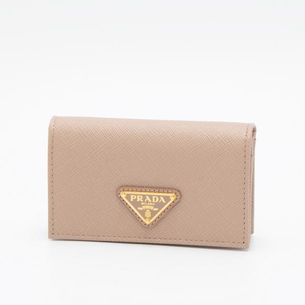 プラダ PRADA カードケース 名刺入れ チプリア 1MC122 QHH F0236 SAFFIANO TRIANGOLO CIPRIA [2024AW]