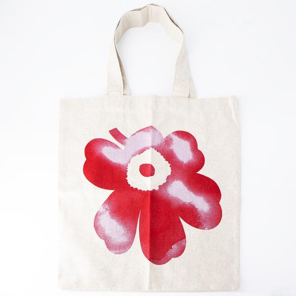 マリメッコ marimekko トートバッグ Vankka Akvarelli Unikko Kioski bag 094598 843 北欧 フィンランド [2025AW]
