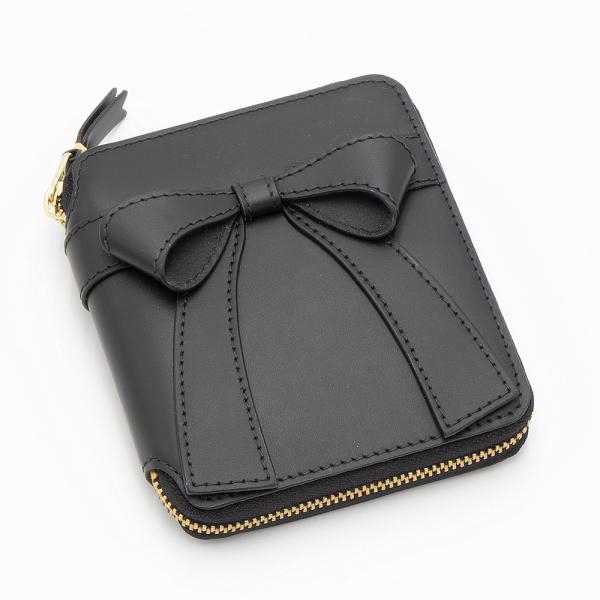 コムデギャルソン COMME des GARCONS ラウンドファスナー財布 BIG BOW SA2100BB [2025AW]