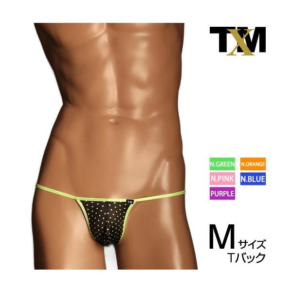 TMコレクションは35年以上の歴史を持つ日本製の大人気メンズビキニブランドです。プレゼントにもおススメです！！【商品説明】YKS(柔らかくて光沢があるサテン調の2wayストレッチ素材)を使用した水玉柄Tバックビキニです。普段使いしやすいウエ...