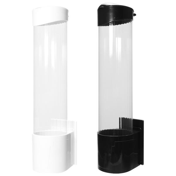 口径 約5cm〜7.5cm（3オンス〜7オンス程度）の紙コップやプラスチックコップなど、使い捨てコップに対応した大容量カップディスペンサーです。土台を両面テープまたはネジで固定し、平滑面であればウォーターサーバーのサイドなどにも設置可能です...